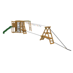 PLAYSTAR NINJA POWER TOWER SILVER OUTDOOR PLAYSET — Extreme Kids World