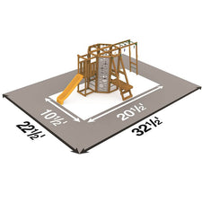 Playstar Ninja Power Tower Bronze Playset — Extreme Kids World