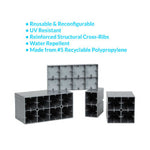 668 Piece Multi Colored Jumbo Sized Modular Building Blocks Starter Ki ...